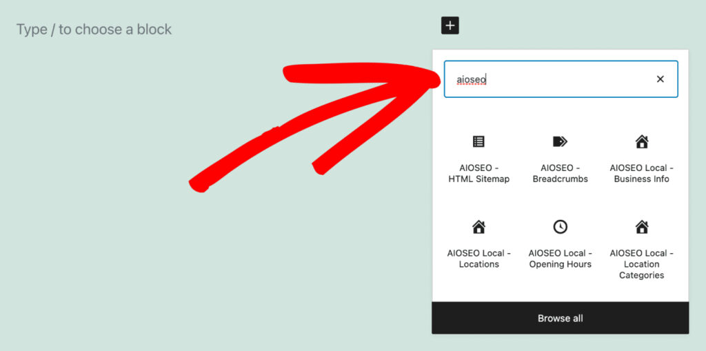 Using a Block to Display Your HTML Sitemap - AIOSEO