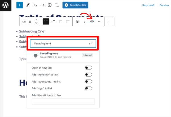 How To Create A Table Of Contents In Wordpress 2 Simple Methods 6105