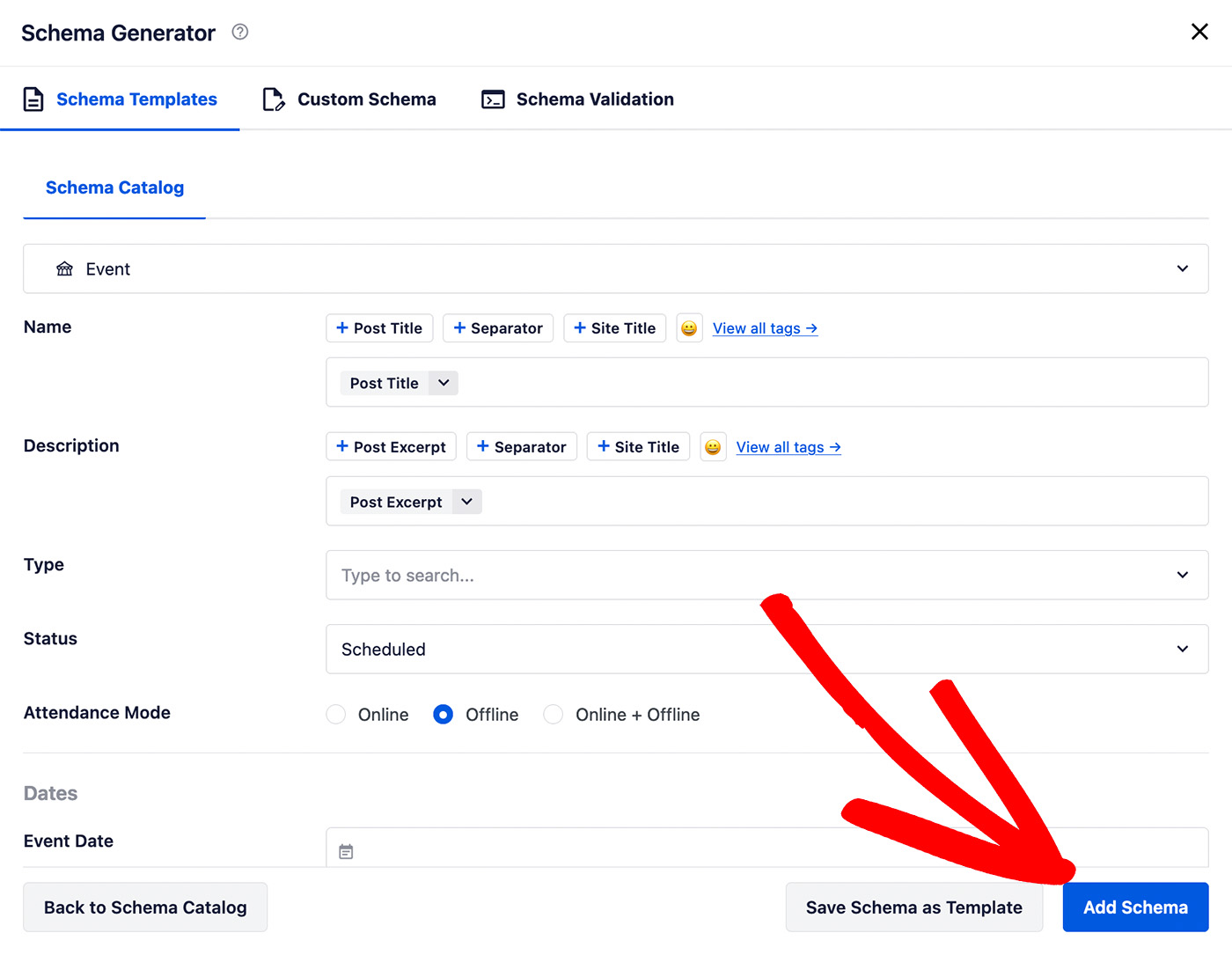 Setting Event Schema Markup In Your Content Aioseo